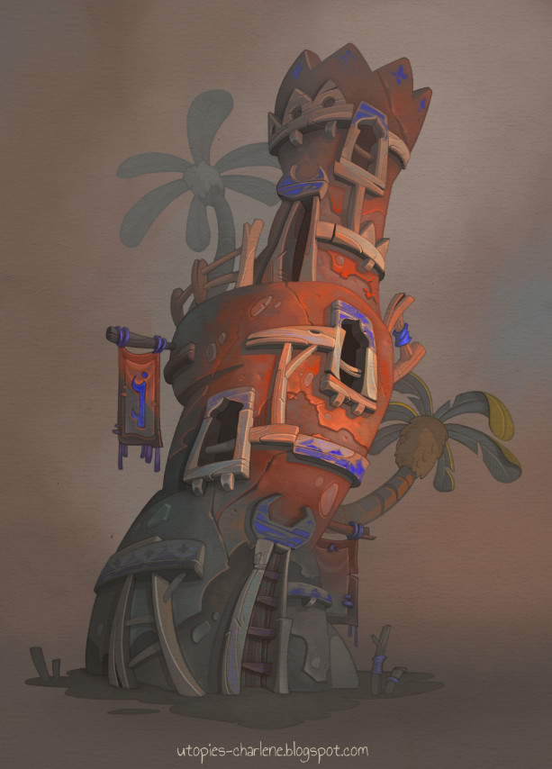 ArtStation - Sunset Tower