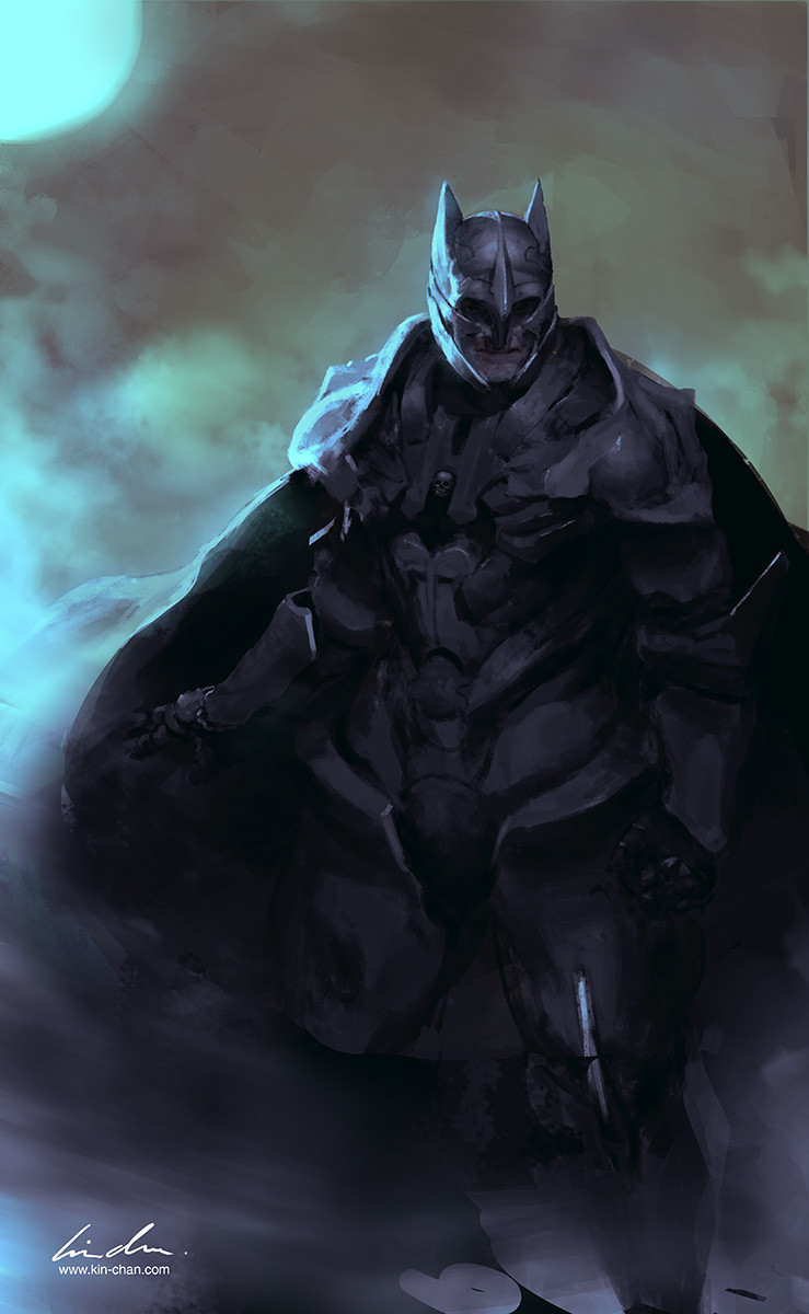 ArtStation - dark knight armour redesign