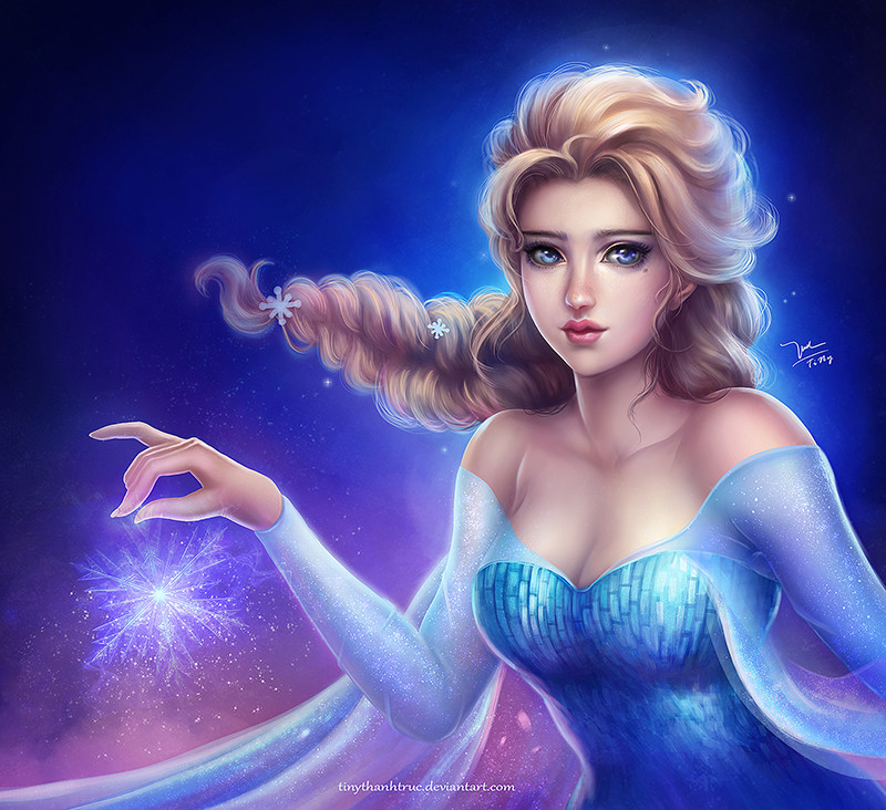 ArtStation - Elsa Frozen