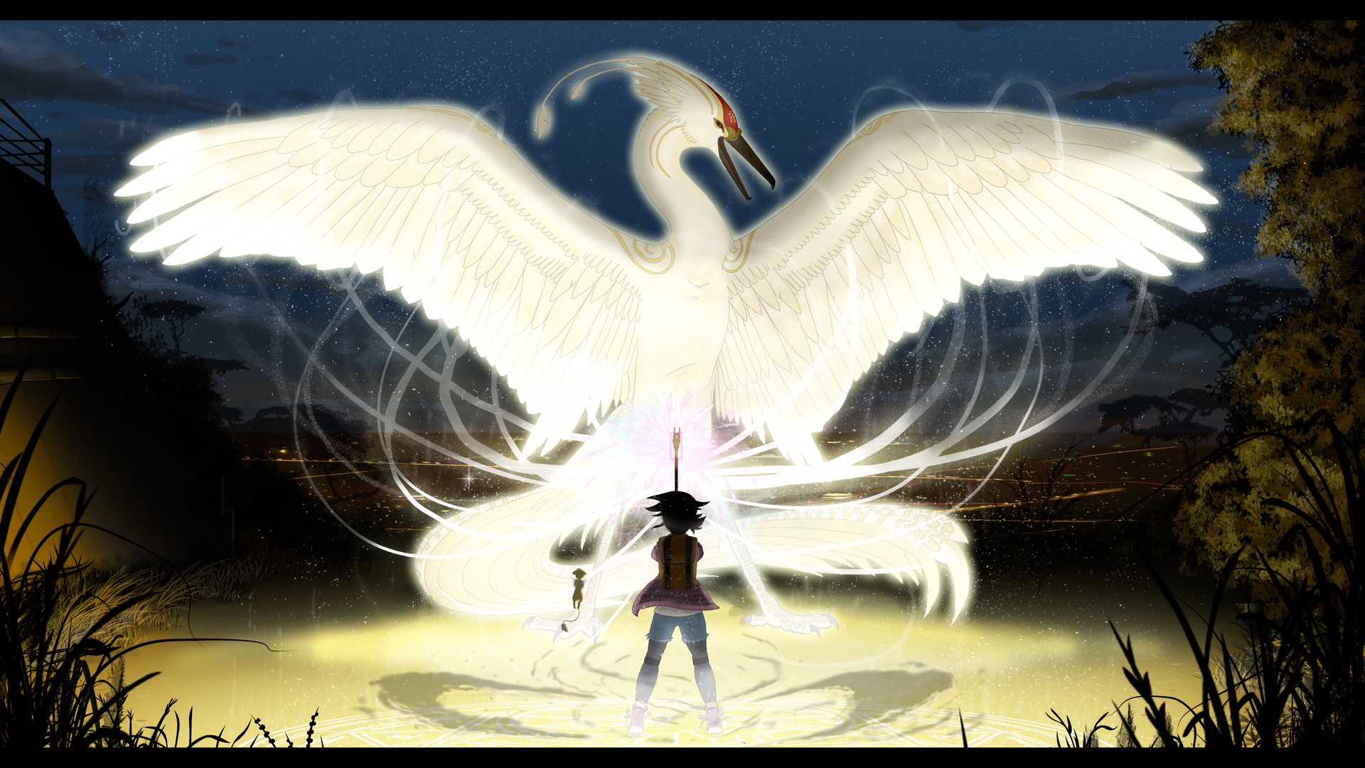 ArtStation - Key Scene: Capturing the Fly Card