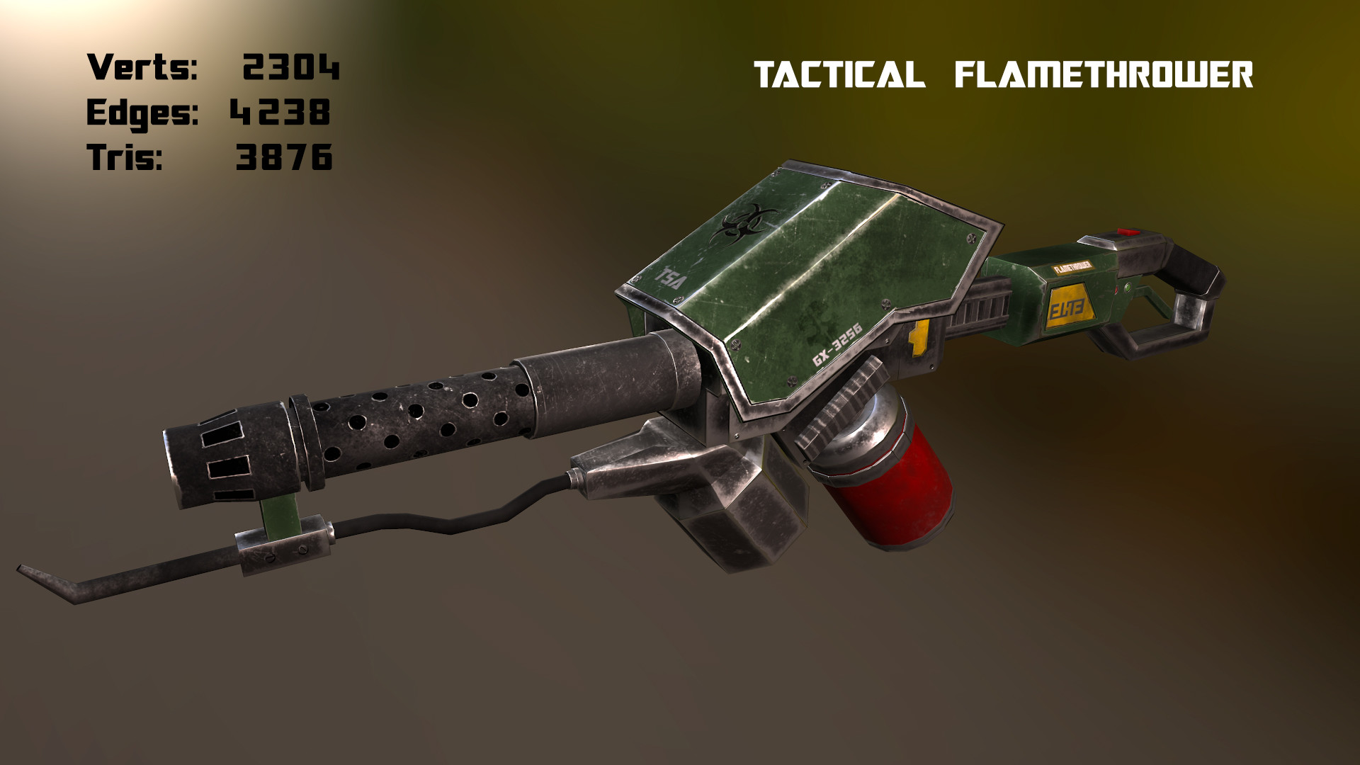 ArtStation - Tactical Flamethrower