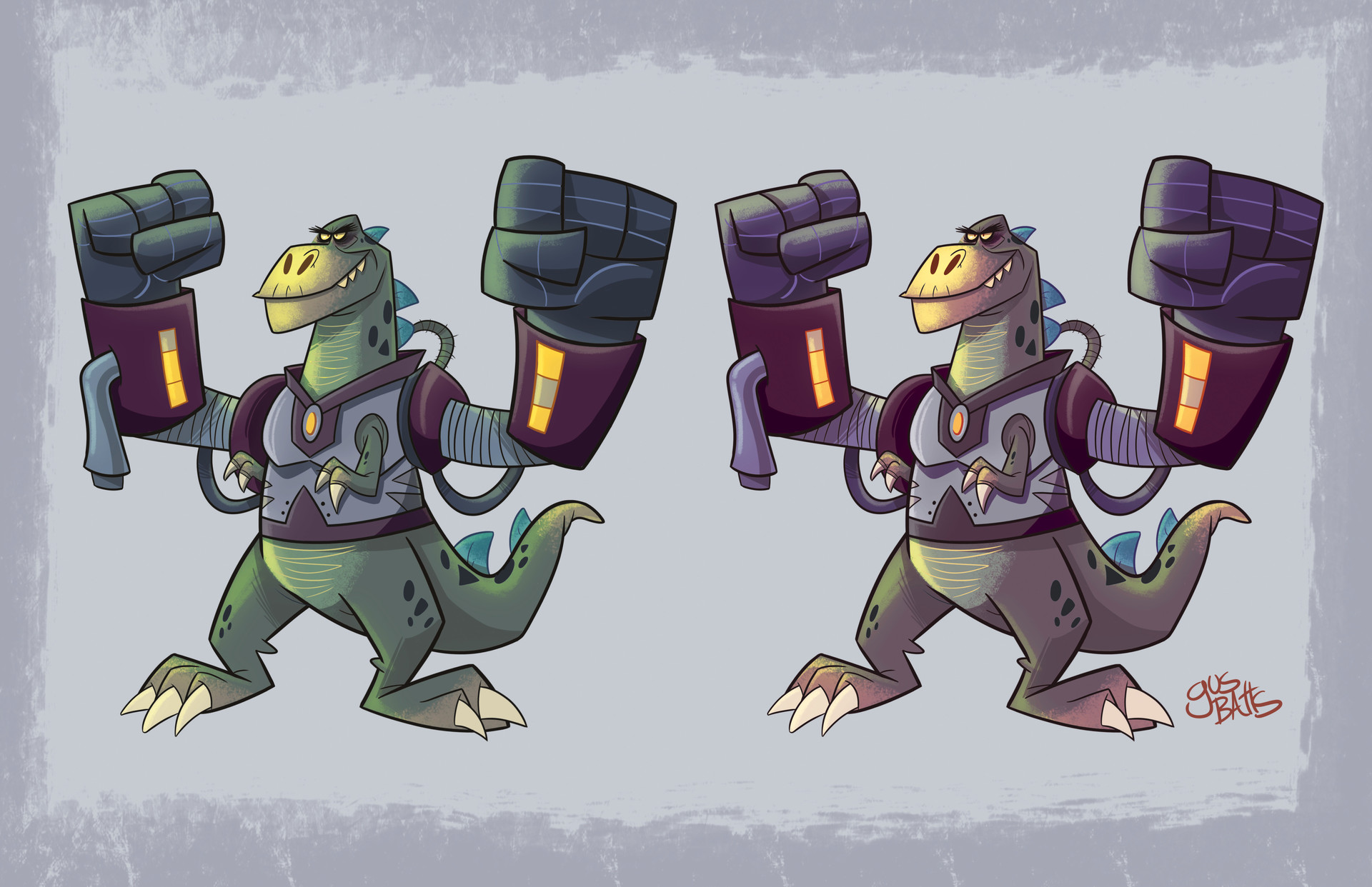 ArtStation - T-Wreck (cartoon show character design)