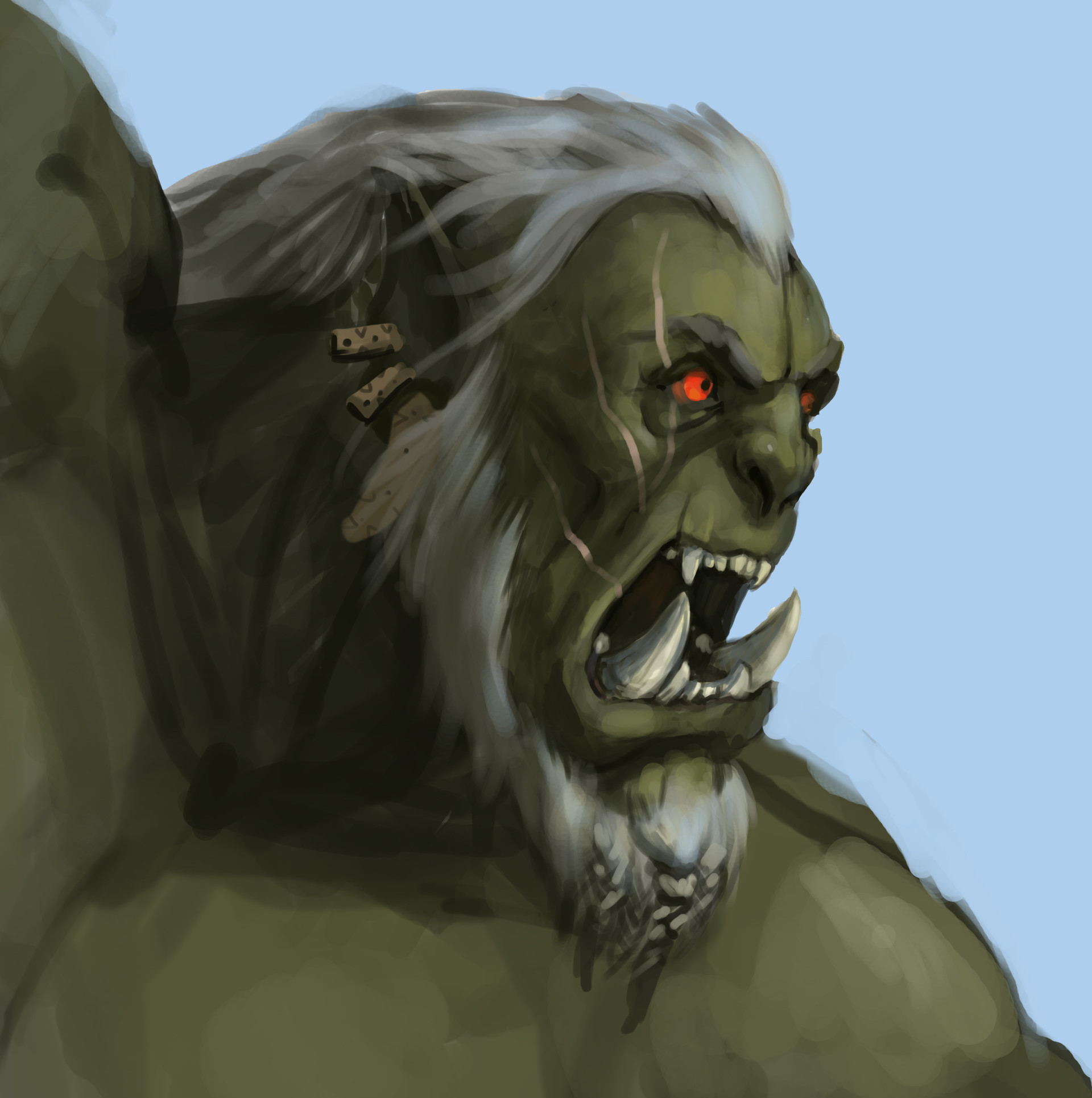 ArtStation - old orc