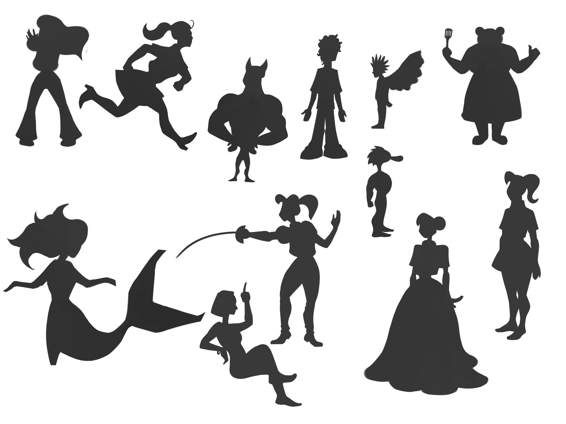 ArtStation - Silhouettes 2 ArtStation - Silhouettes 2