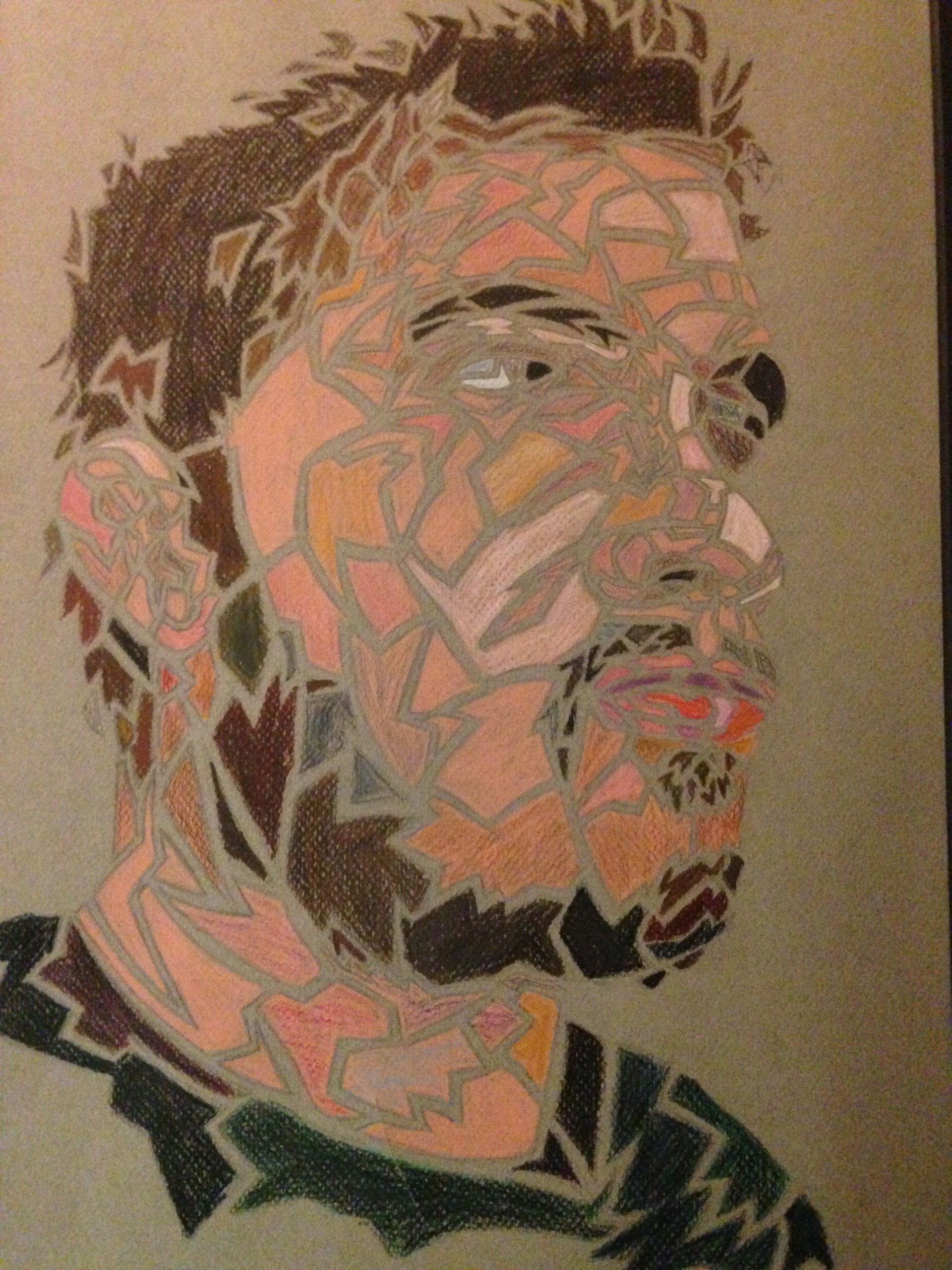Self Portrait Painting Abstract