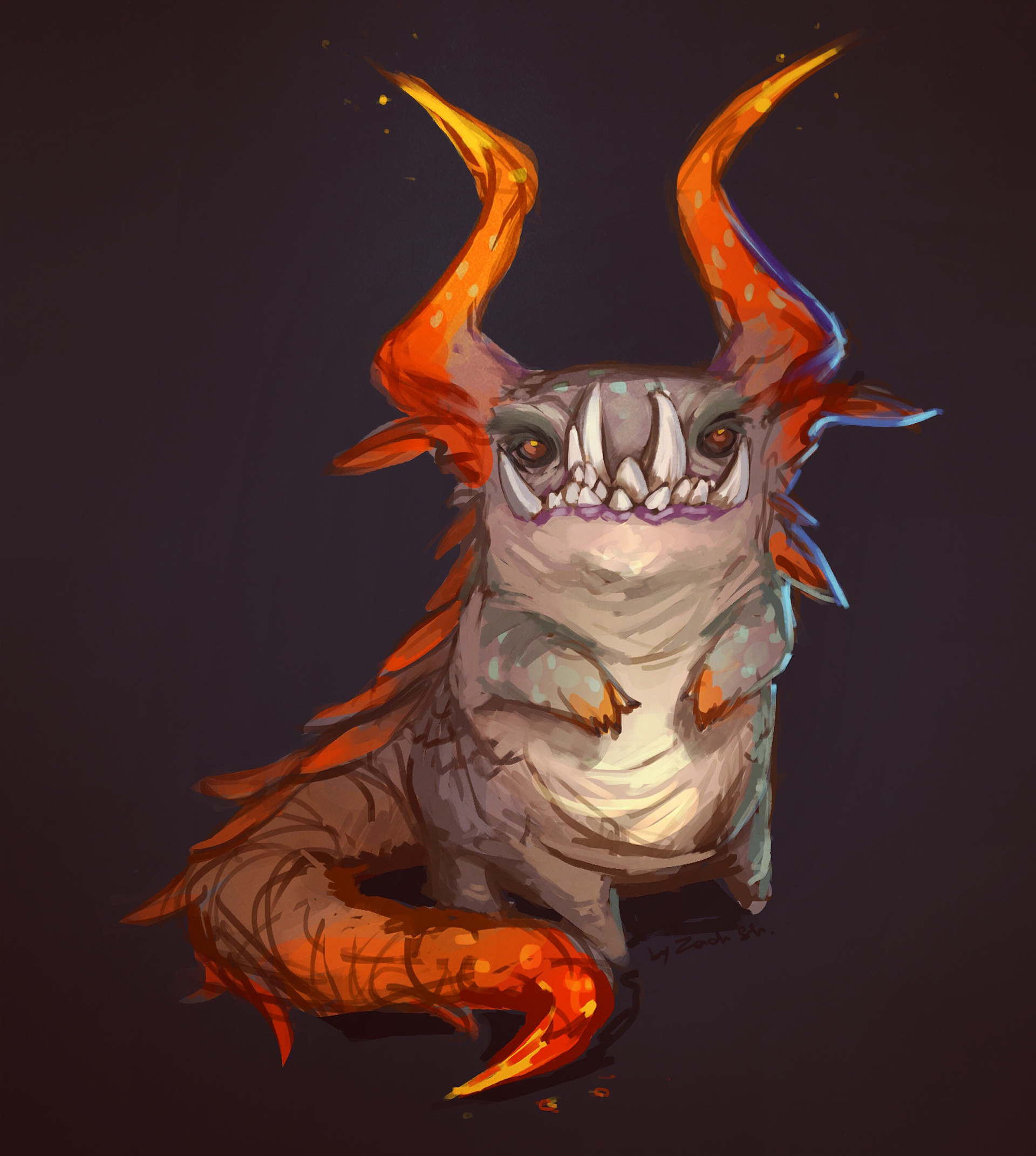 ArtStation - monster sketch