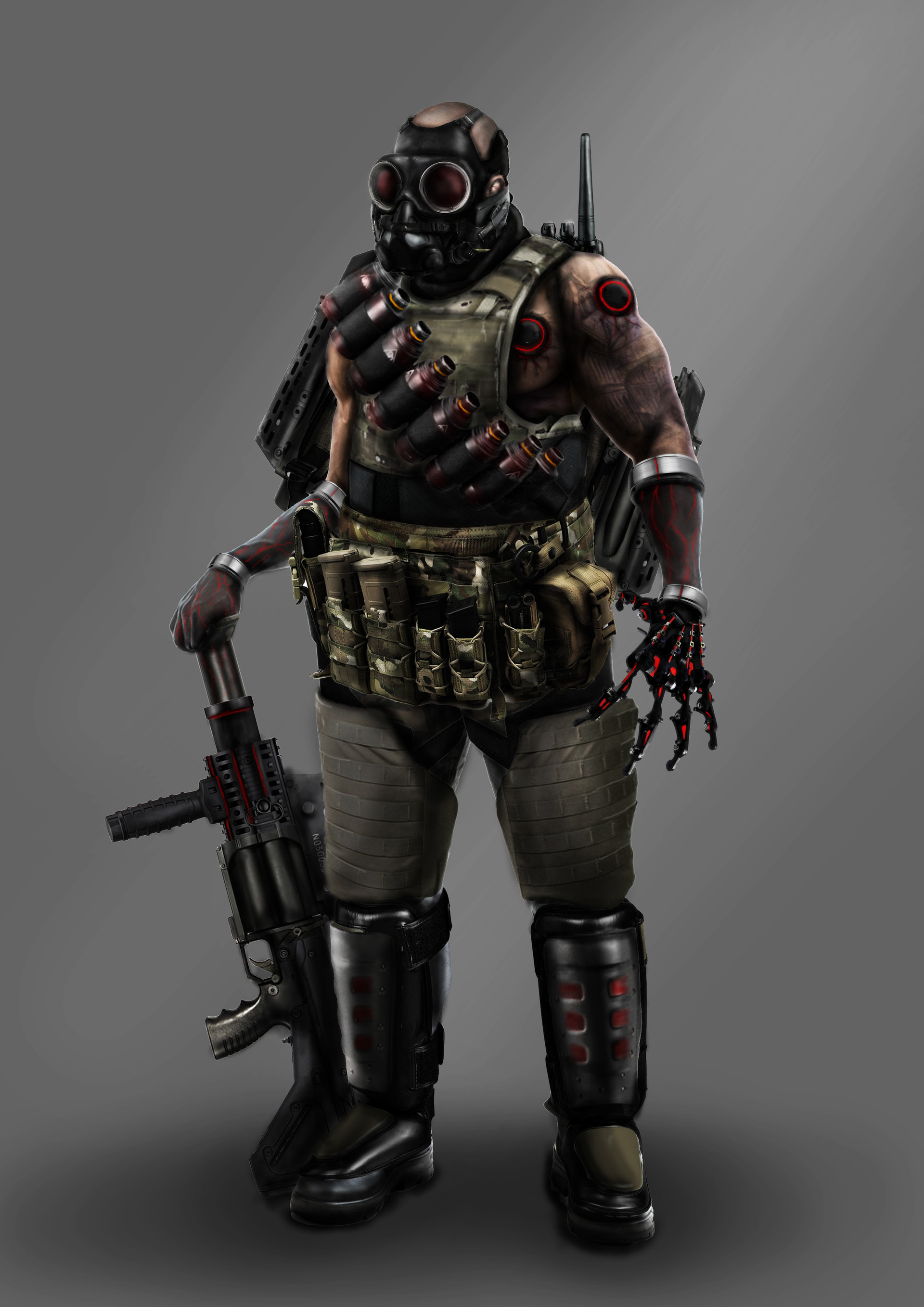 ArtStation - Badass Grenadier Concept
