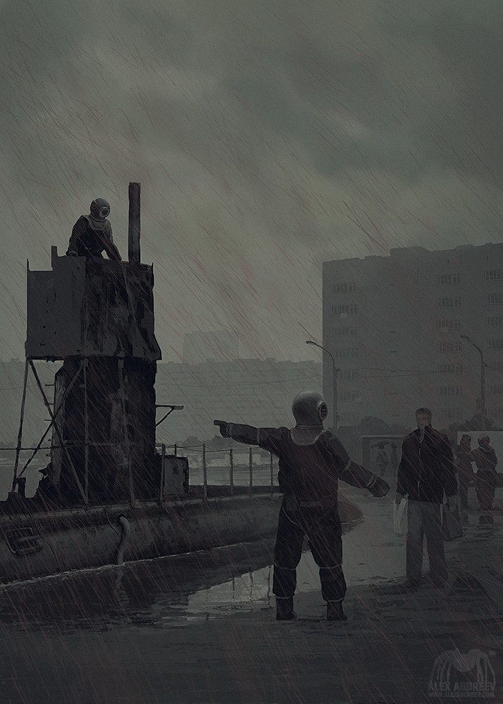 Alex Andreev - Art for SCP Foundation calendar 2016