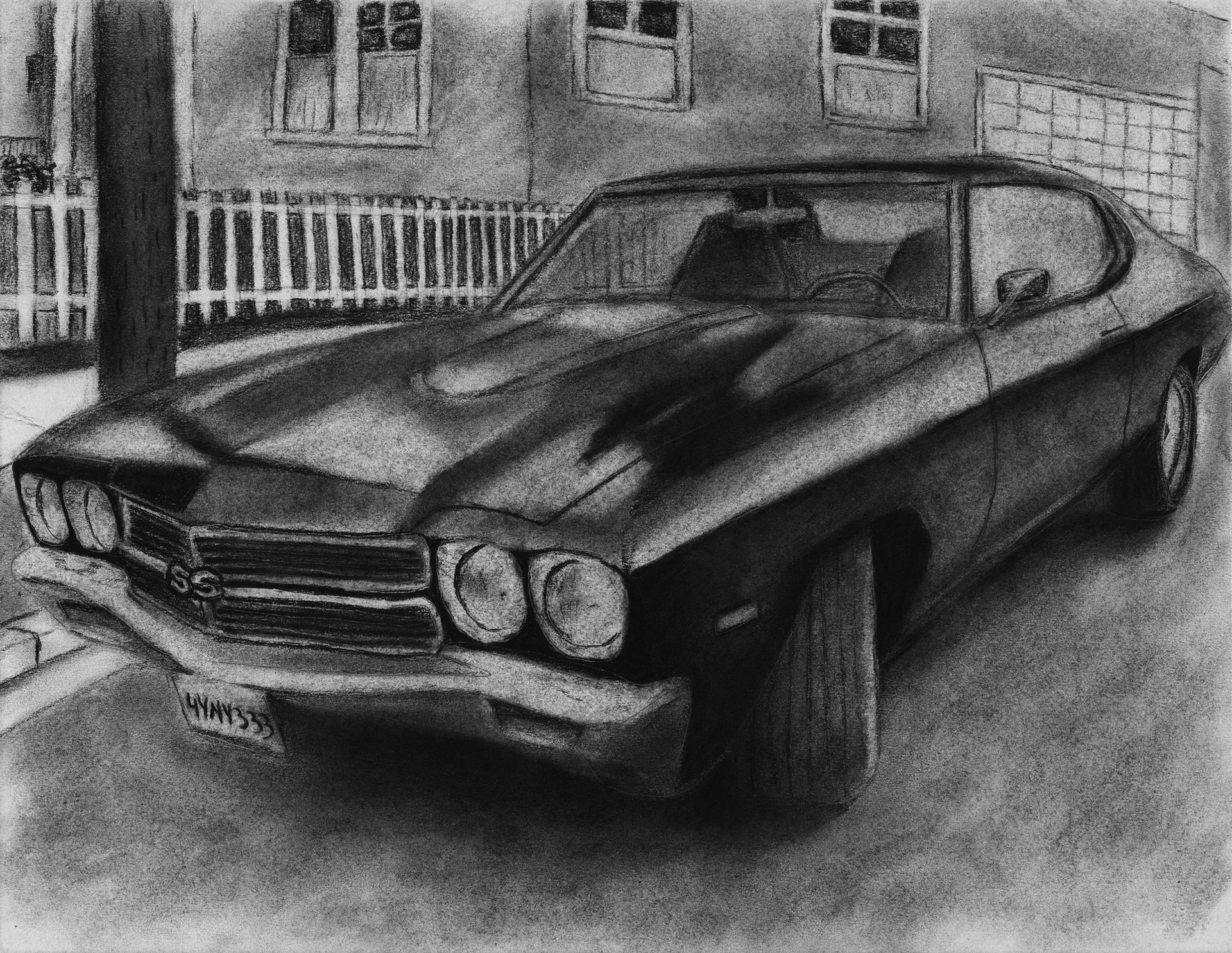 ArtStation - Chevrolet Chevelle SS