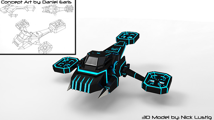 Nick Lustig - Sparrow Concept Render