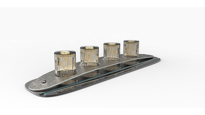 Nick Lustig - Glasses and Stand Concept