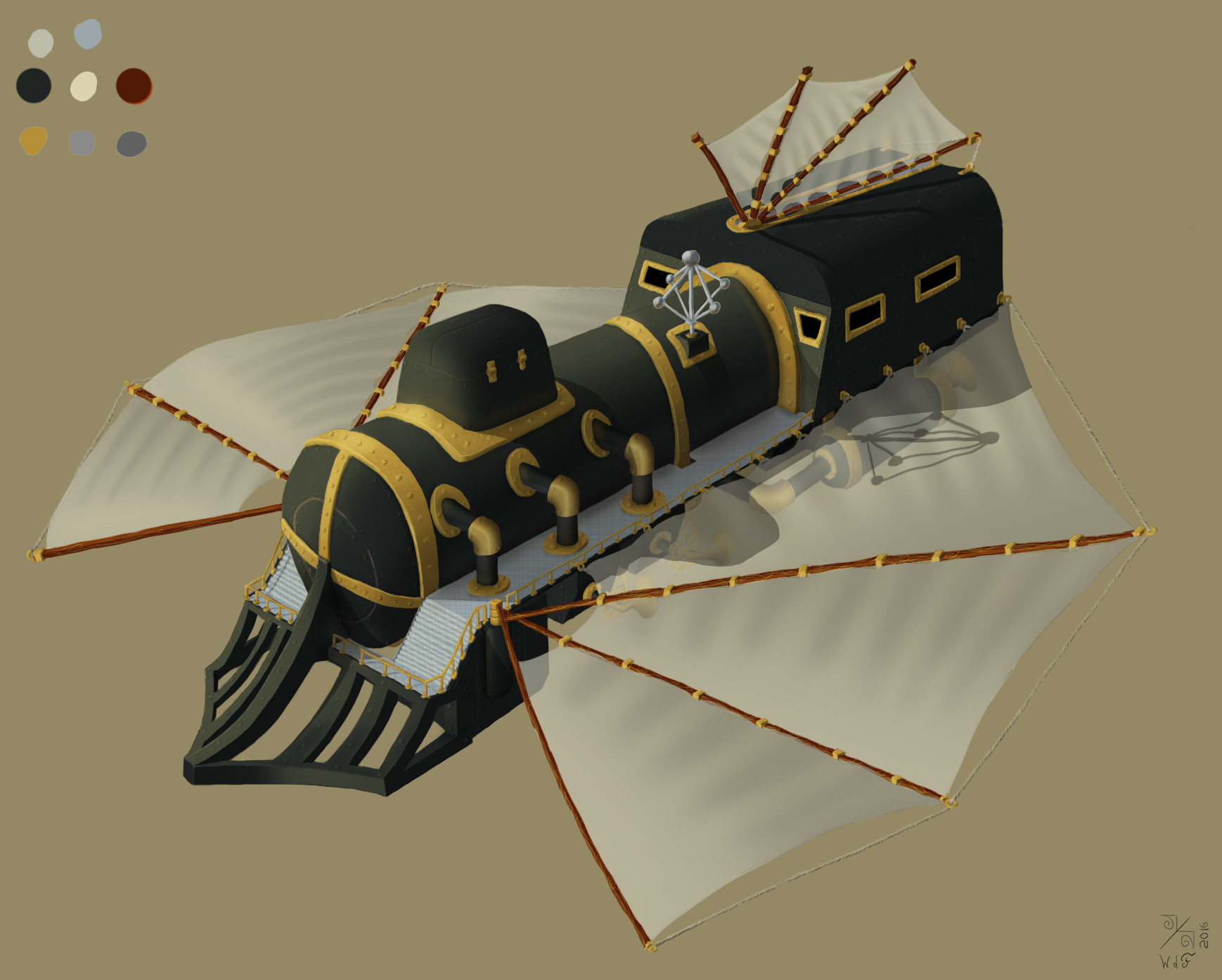 Steampunk Flying Vehicles