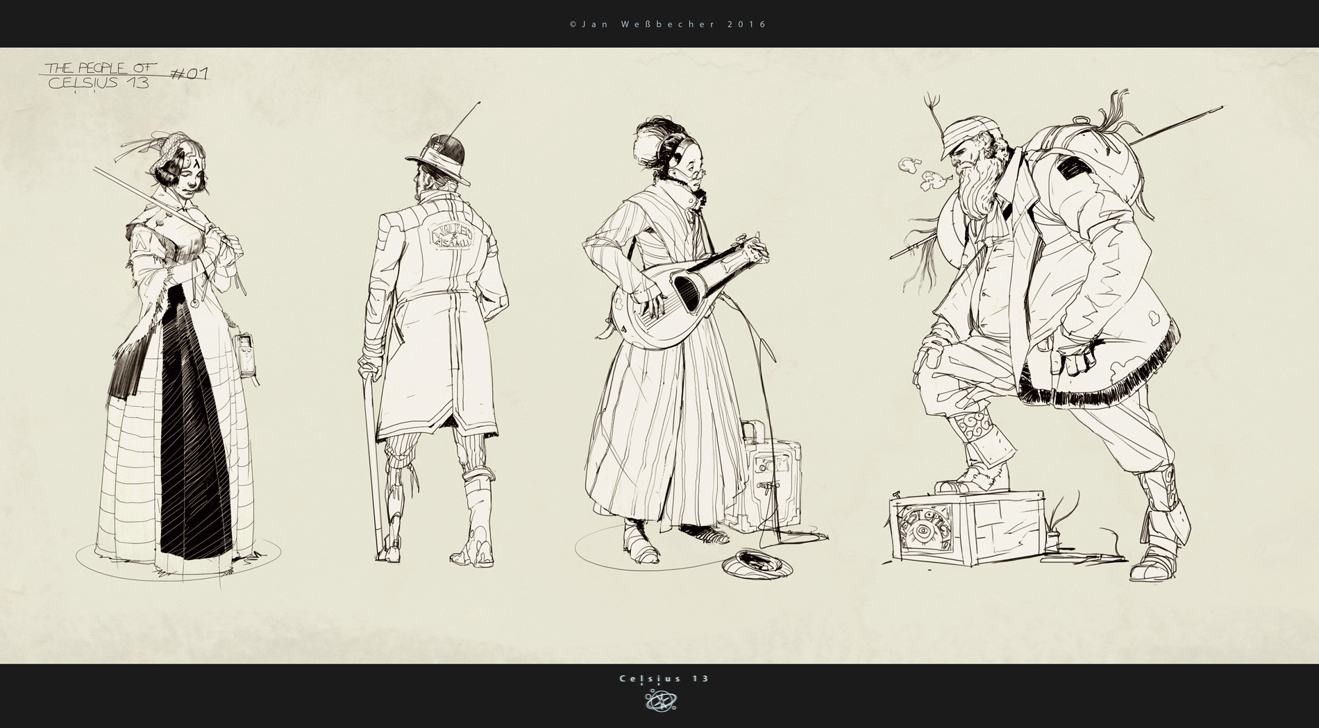 ArtStation - Celsius 13 - People of Celsius 13 #01