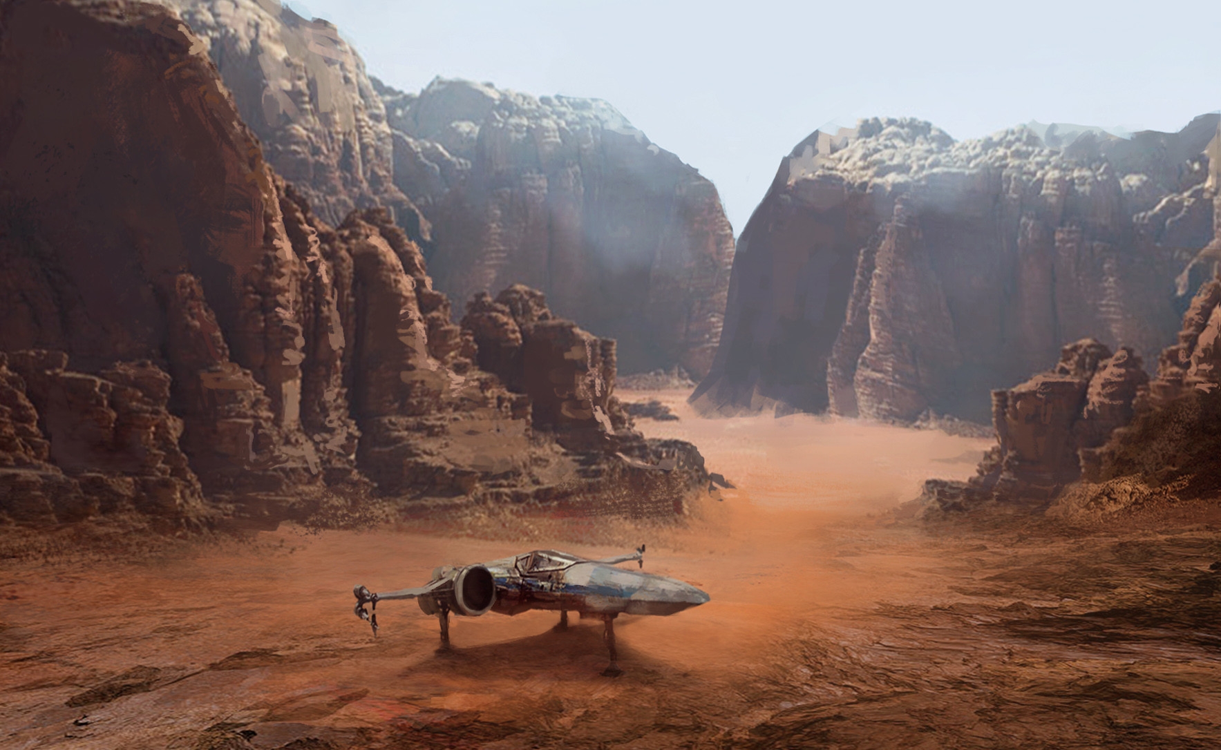 ArtStation - X-wing landing