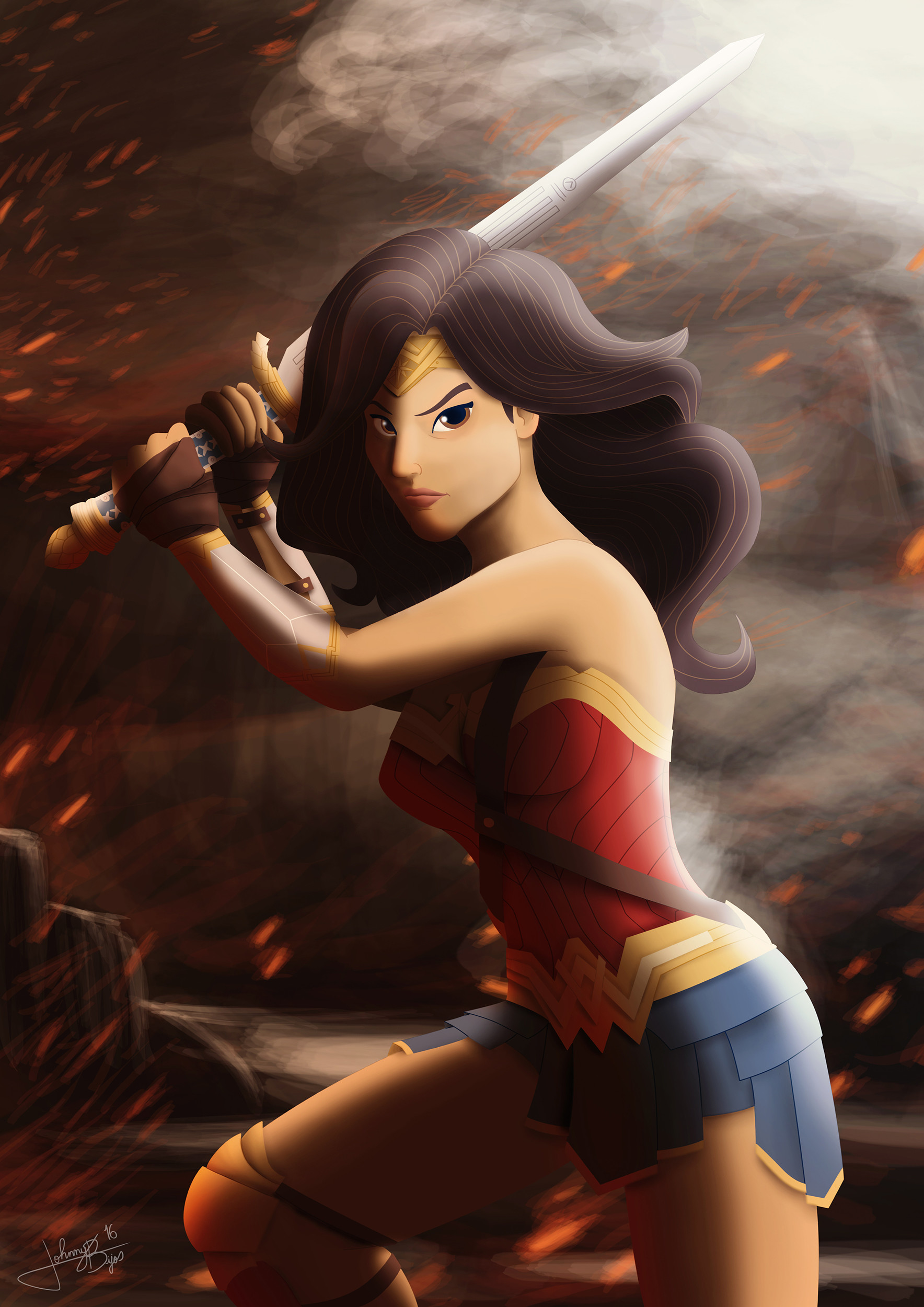 ArtStation - BvS Wonder Woman