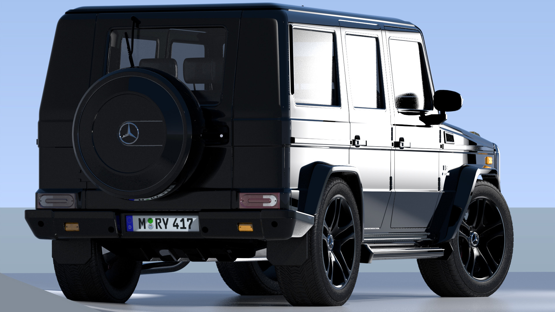 ArtStation - Mercedes GL