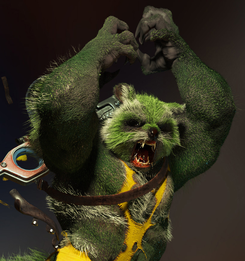 ArtStation - Rocket Hulk