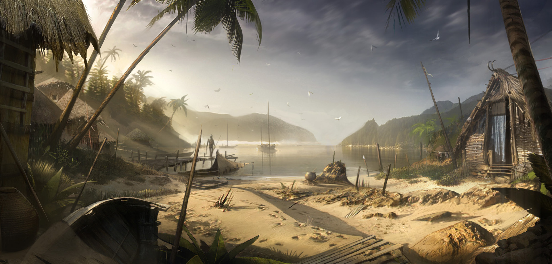 ArtStation - Seaside village