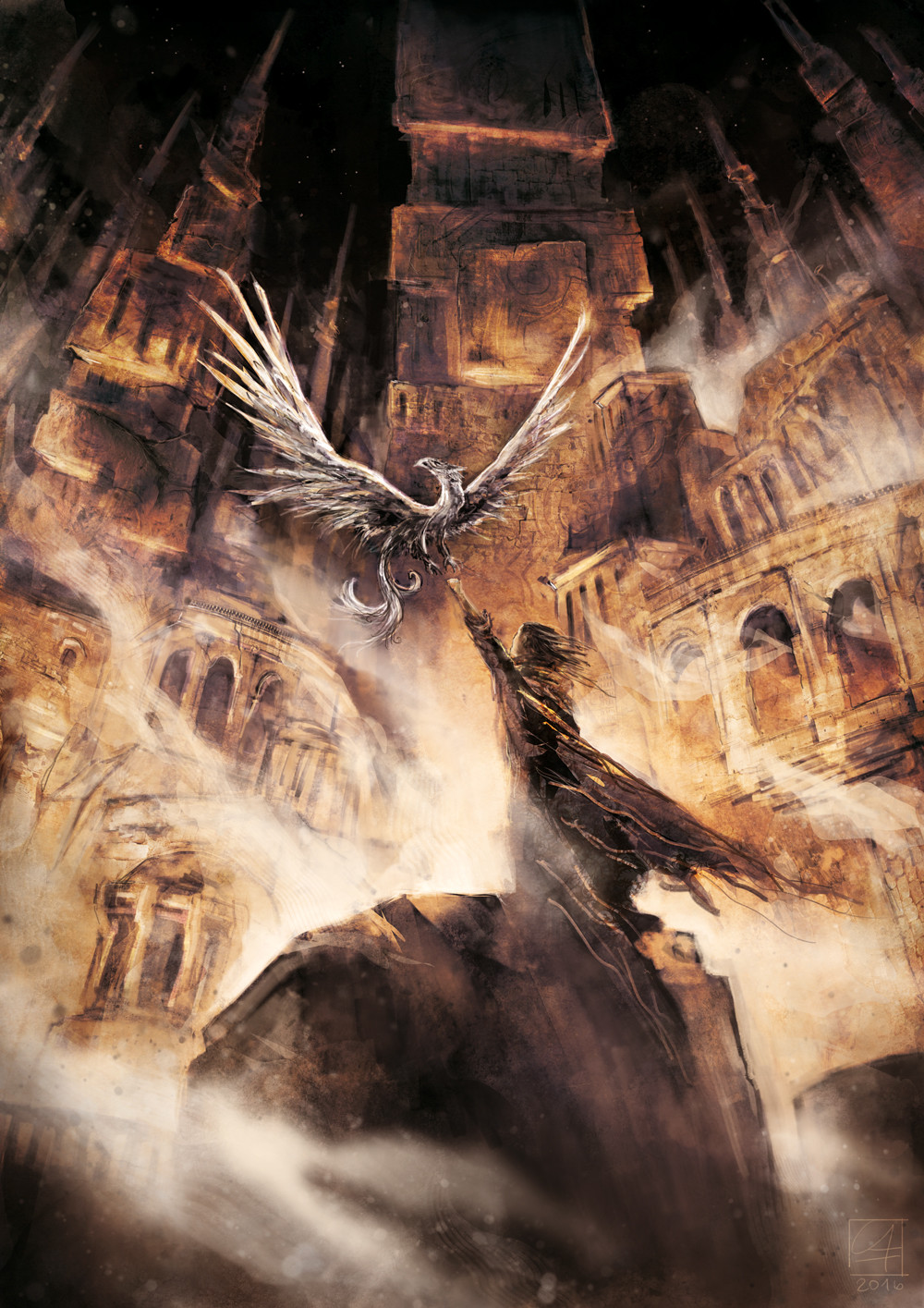 ArtStation - Magician with Bird