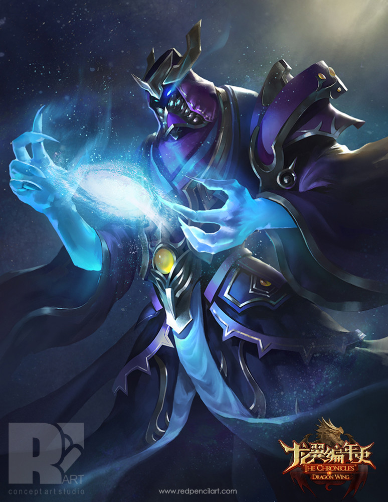 Red Pencil Art - Black Sorceress/ Knight-of-RiverRun/ Soul Eater ...