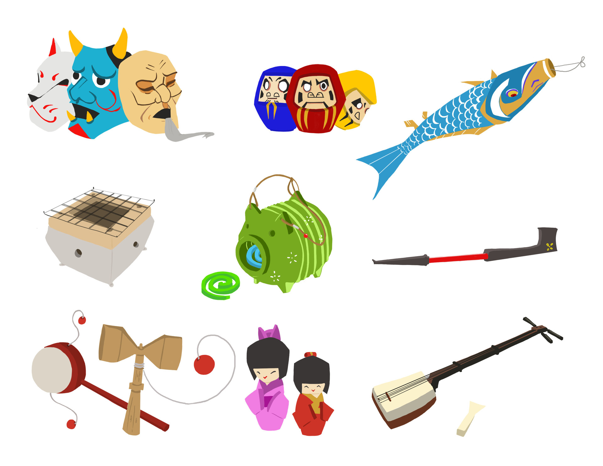 ArtStation - Japanese Props