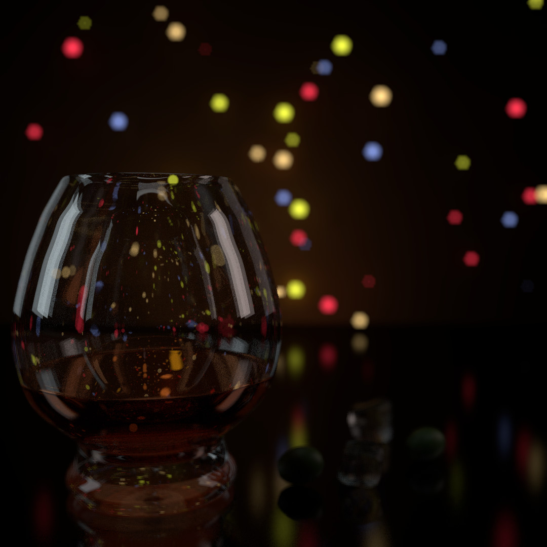 ArtStation - A glass by the night...