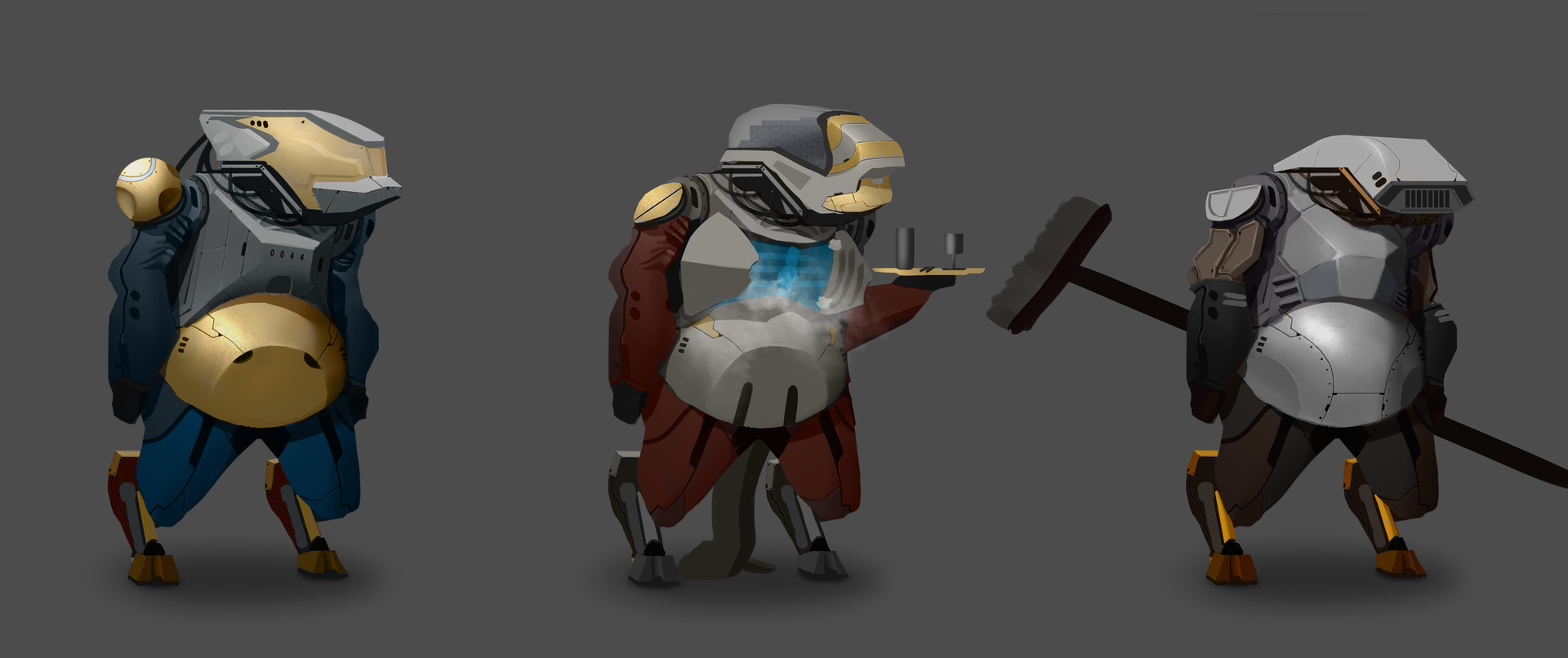 Lee Fitzgerald - Mech Sketches