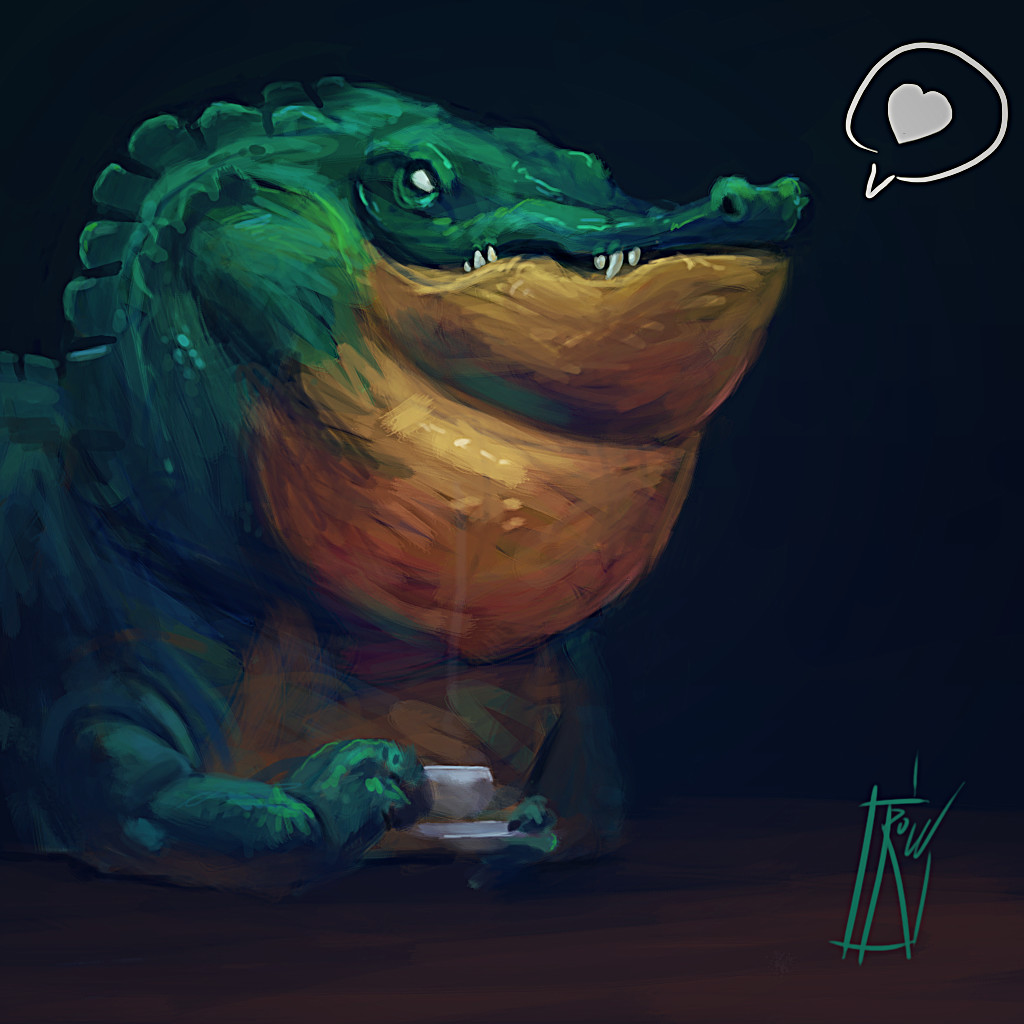 ArtStation - Blue Croc