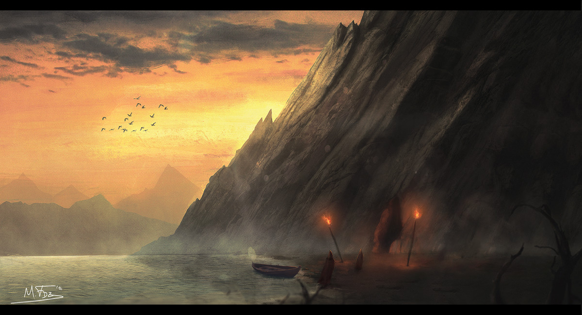 ArtStation - Mystical Sunset Concept art, Mireia "KreetaK" Fdz