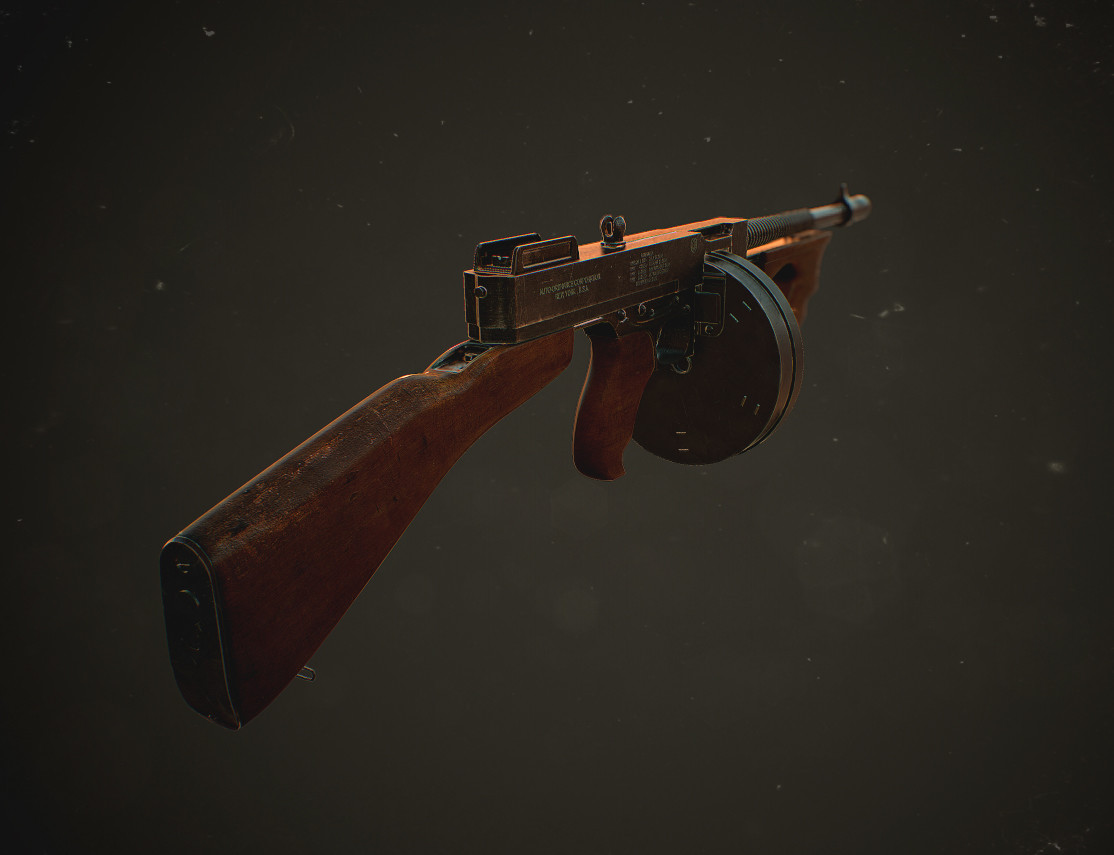 ArtStation - Thompson gun