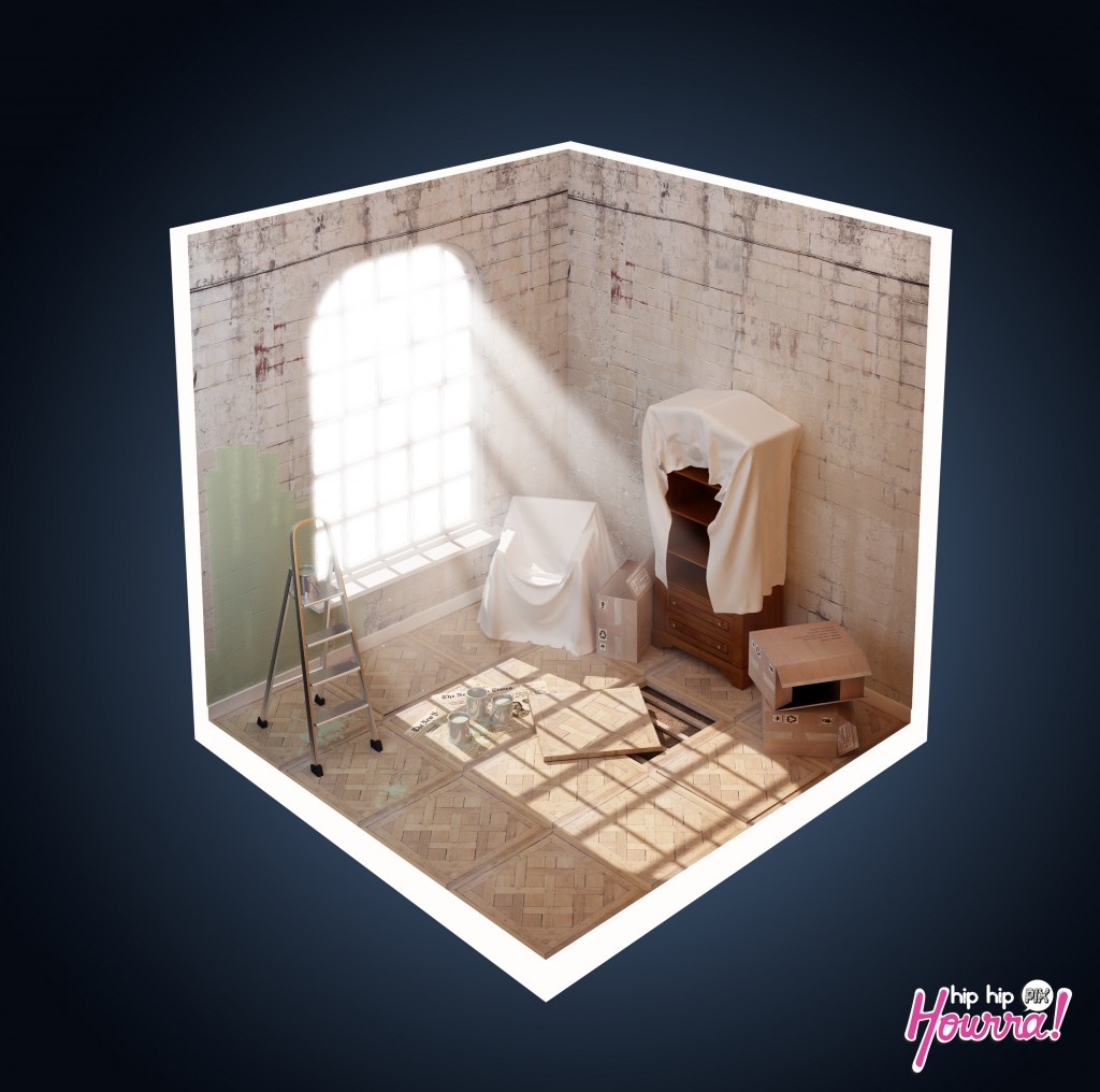 ArtStation - cube room