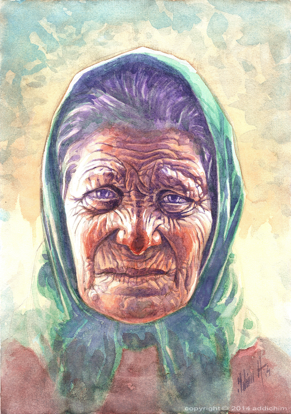 ArtStation - Old lady