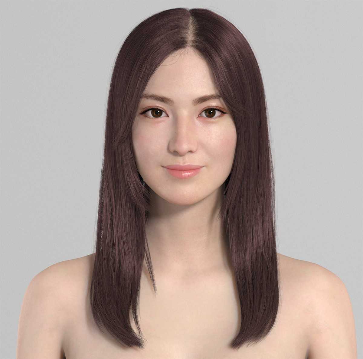 ArtStation - Female Project Hairstyle NO.2