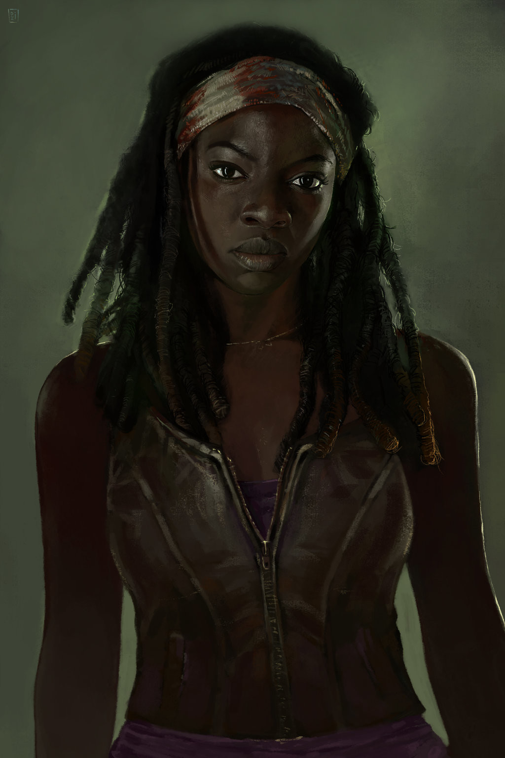 ArtStation - Michonne from The Walking Dead