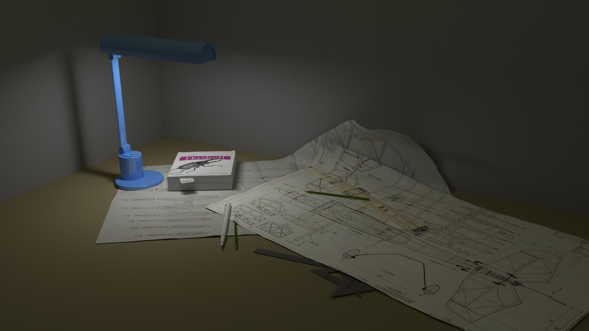 ArtStation - Blender Everyday - Desk