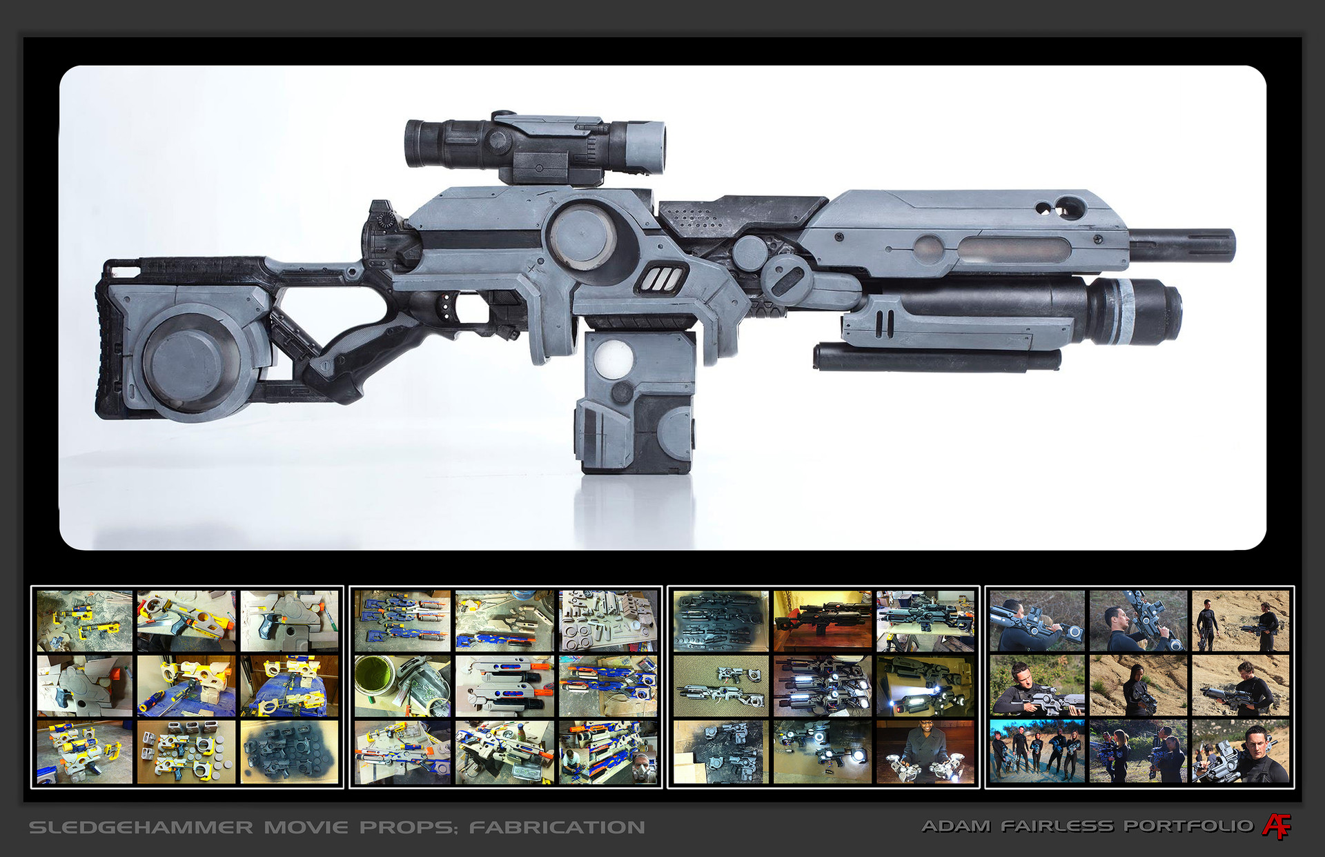 ArtStation - Movie Prop lazer Rifle