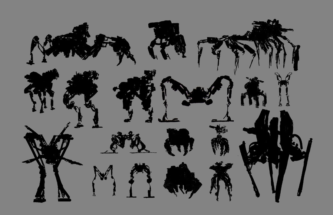 ArtStation - walker silhouettes