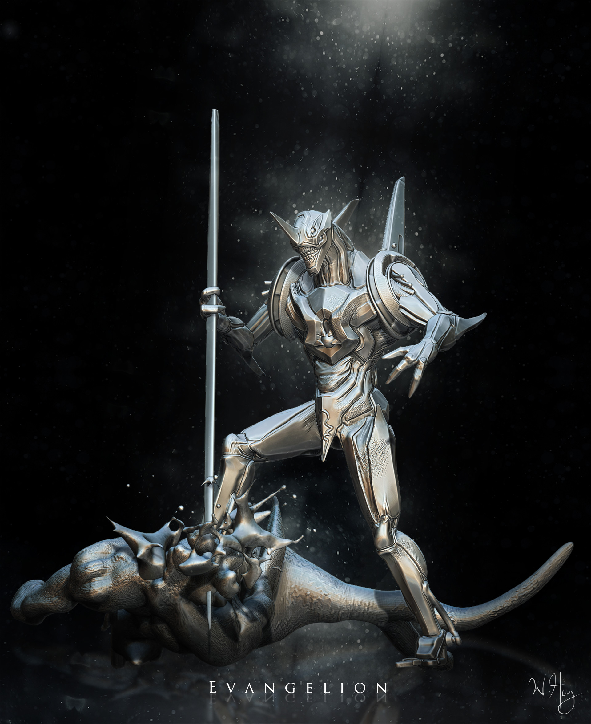 ArtStation - Daily Sculpt 2 (E.V.A )