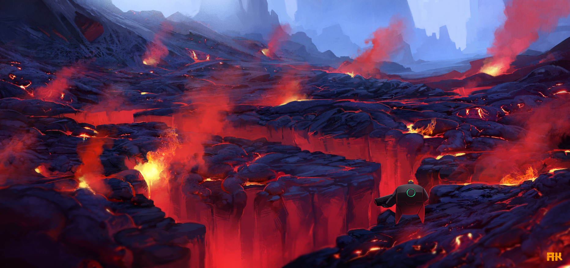 ArtStation - Crag field