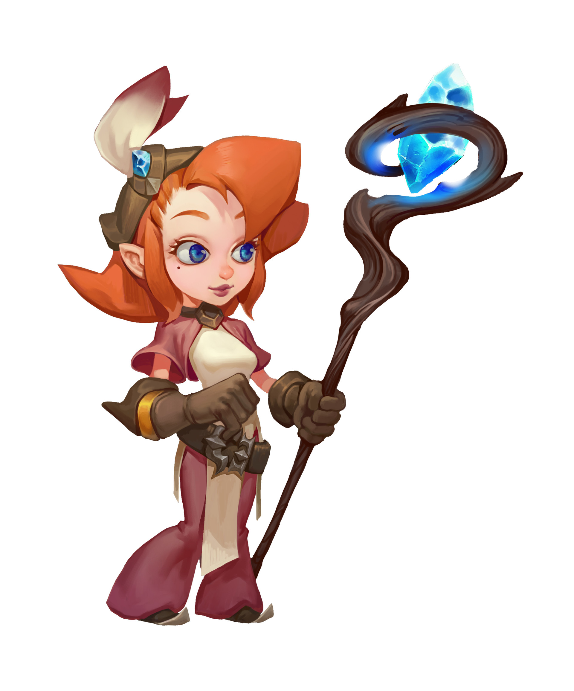 ArtStation - magic girl