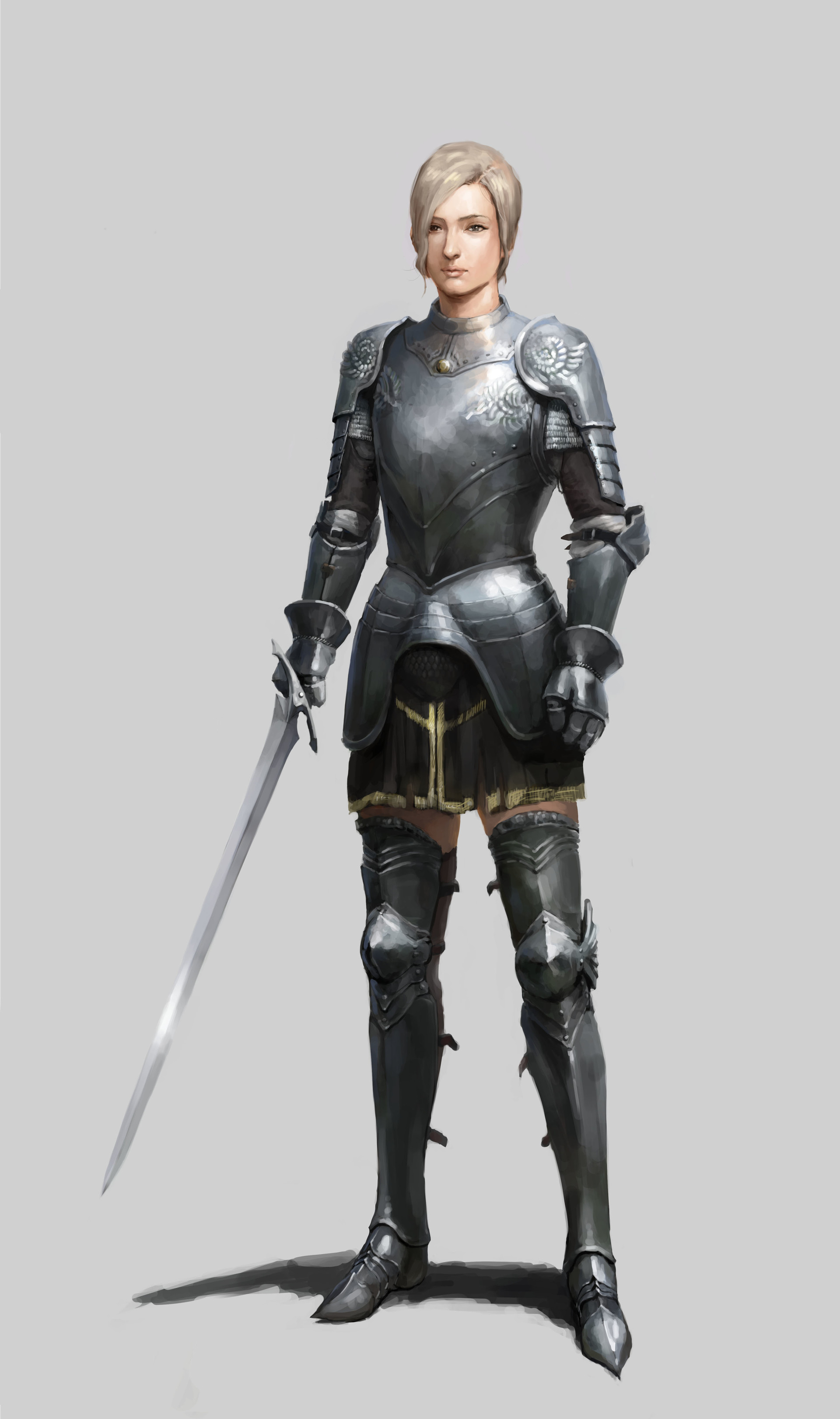 ArtStation - Woman Knight