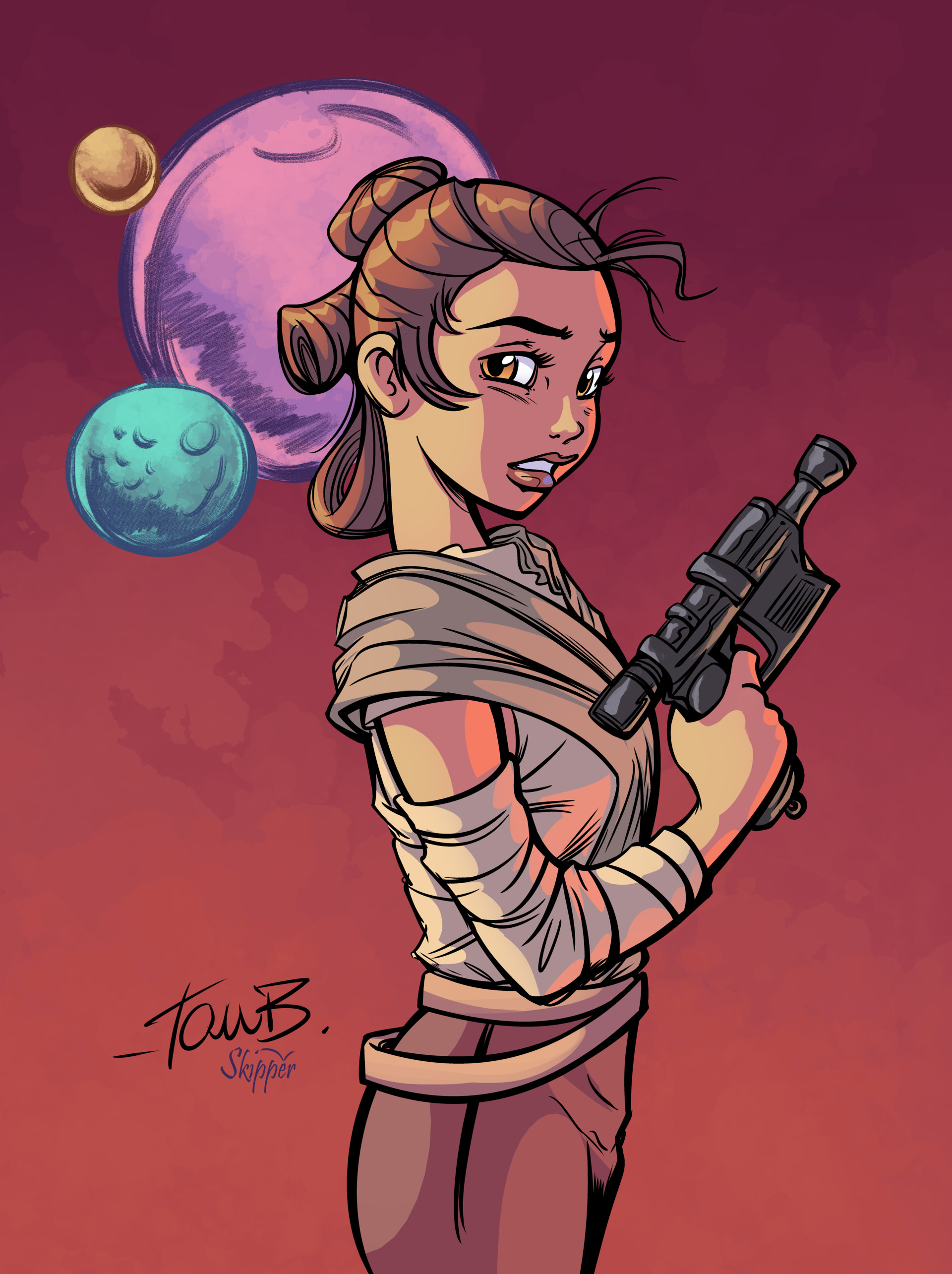 ArtStation - Rey - Star Wars