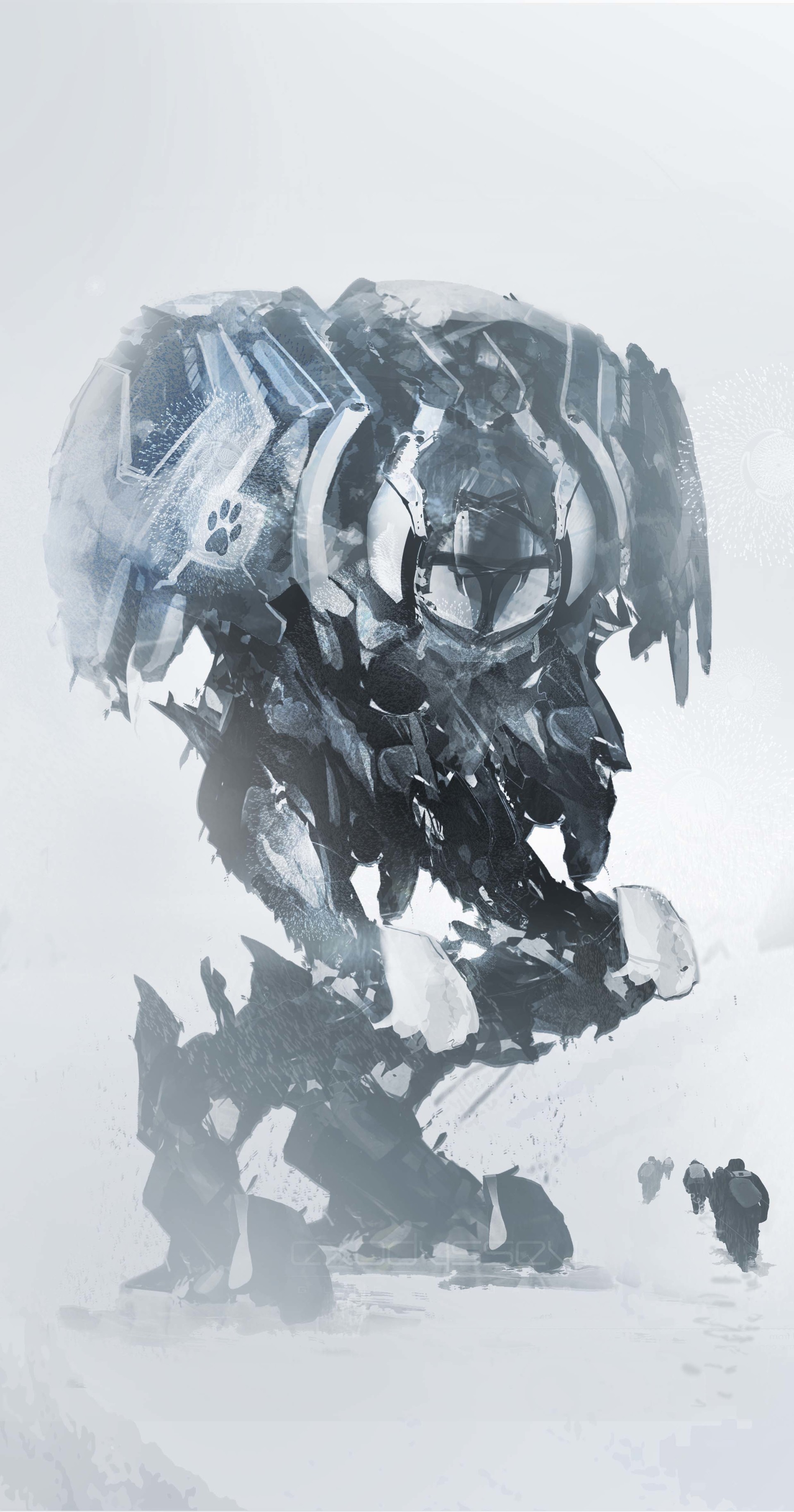 ArtStation - abandoned mecha