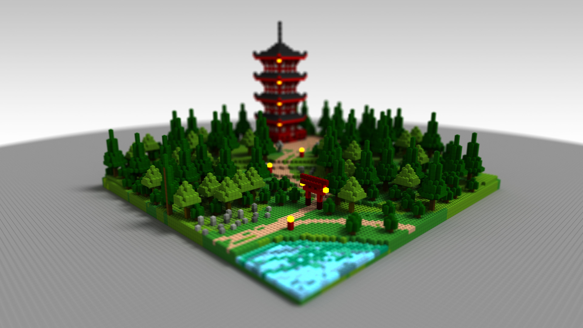 ArtStation - Tiny Temple