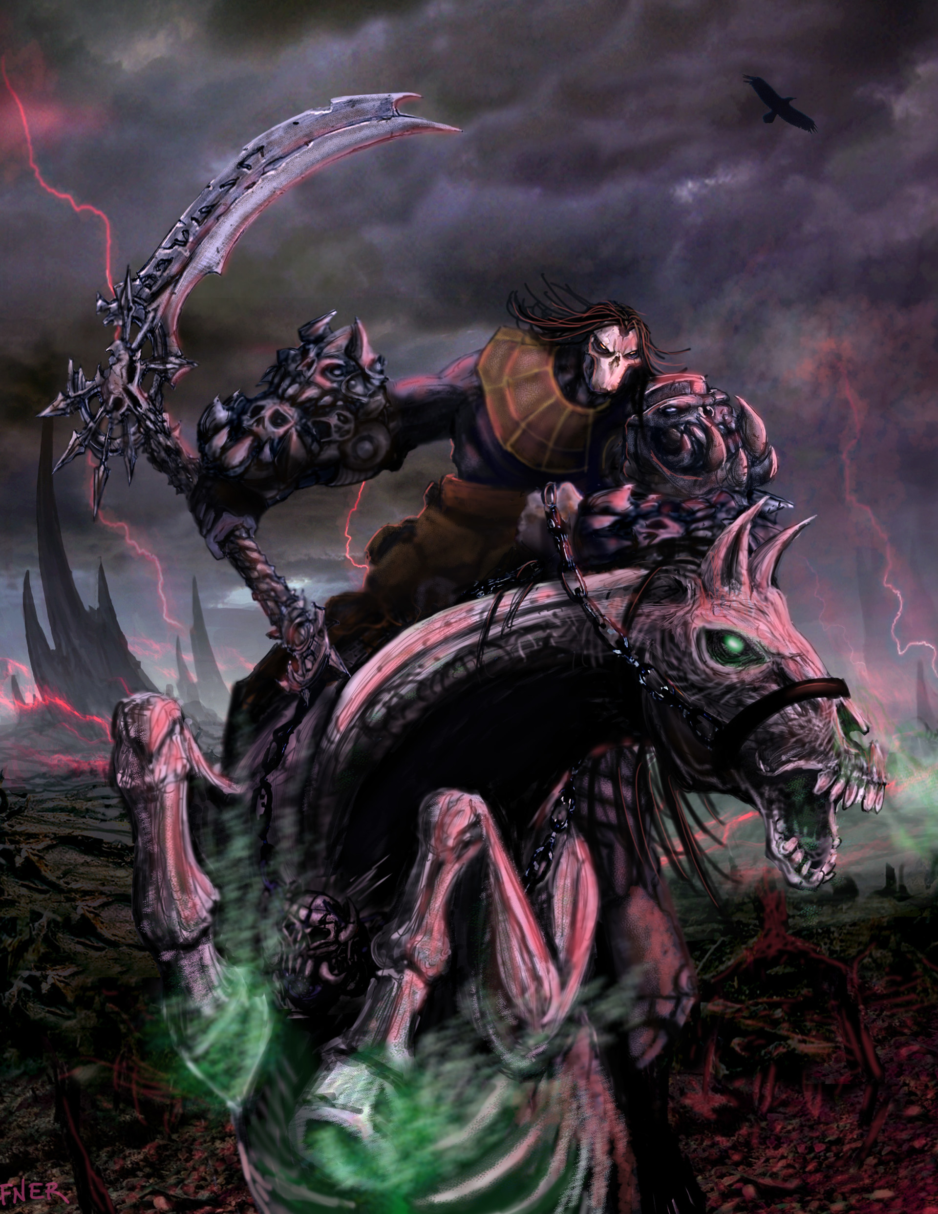Hal Hefner - DARKSIDERS 2 - KEY ART