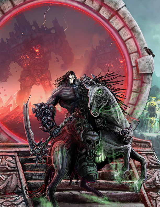Hal Hefner - DARKSIDERS 2 - KEY ART