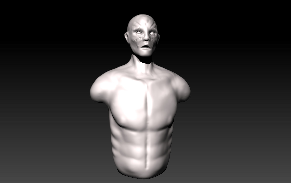 ArtStation - Zombie 01 Zbrush