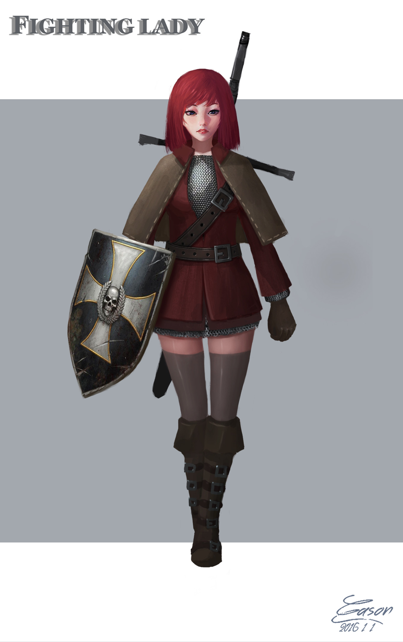 ArtStation - FIGHTING LADY