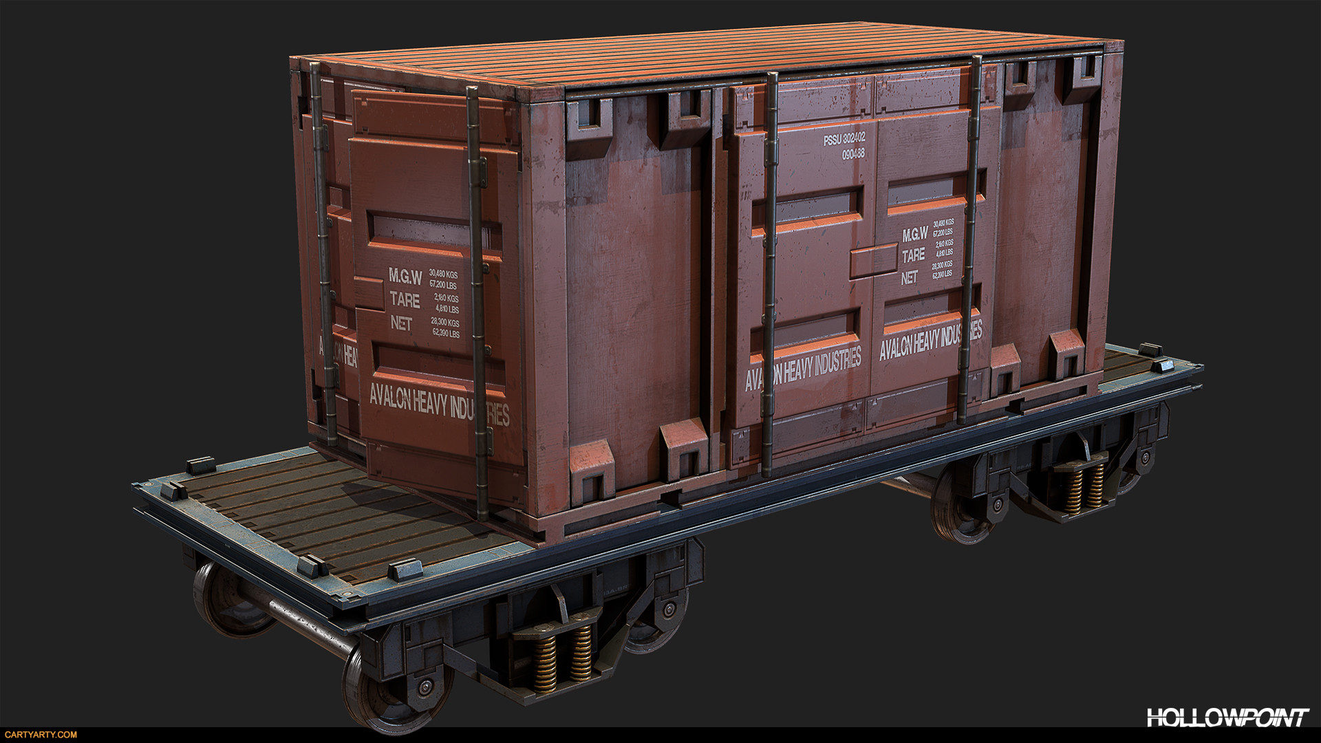 ArtStation - HollowPoint Cargo Train