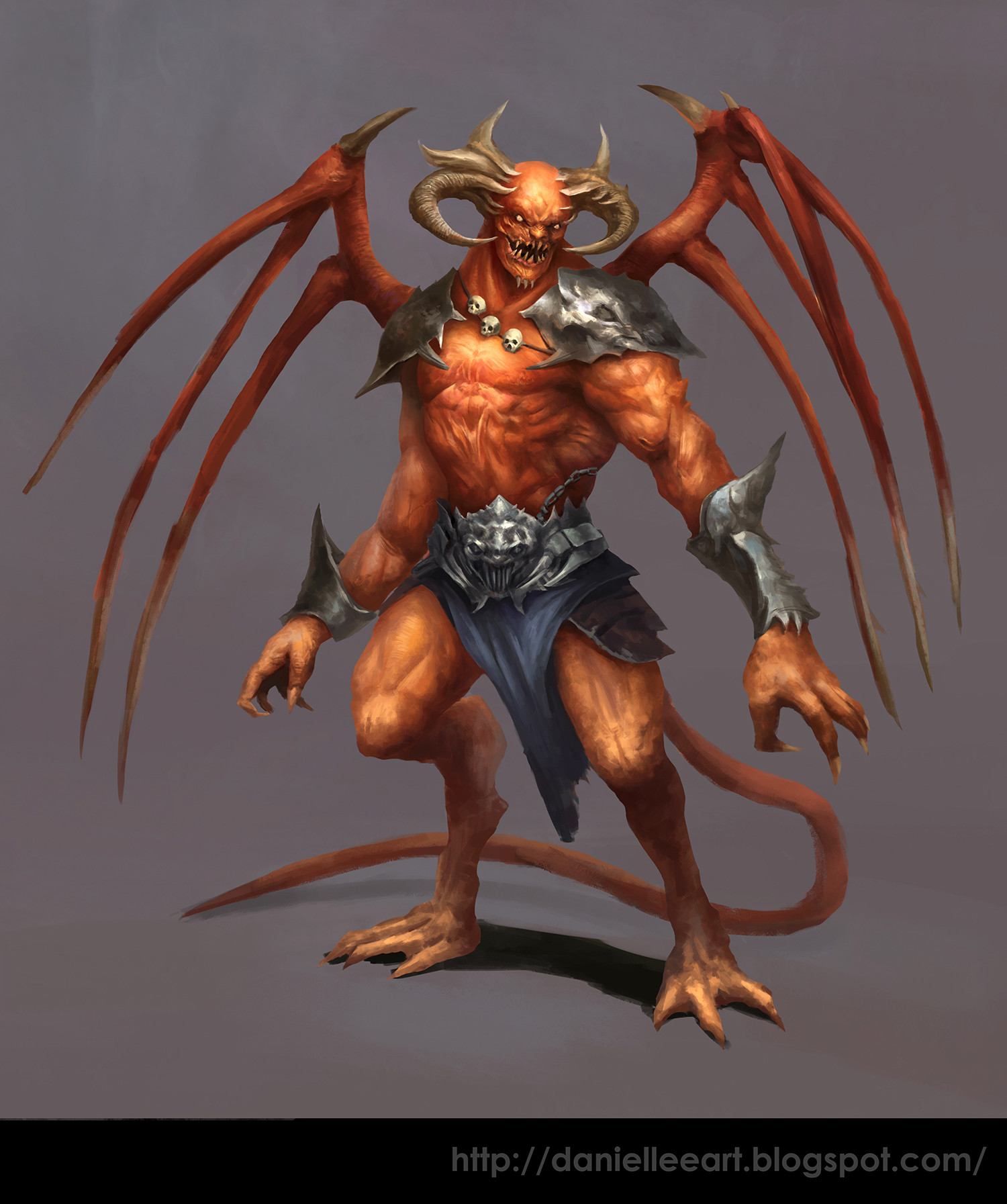 ArtStation - Crimson demon - personal work